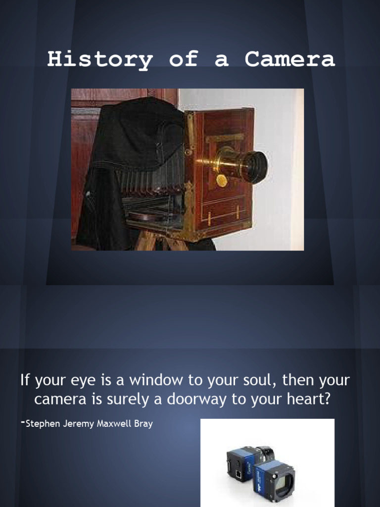 Lecture 1 History of Camera | PDF