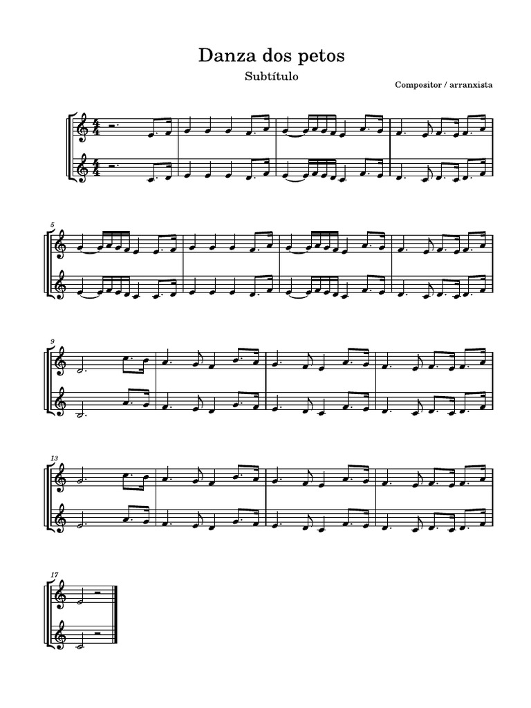 Danza Dos Petos | PDF