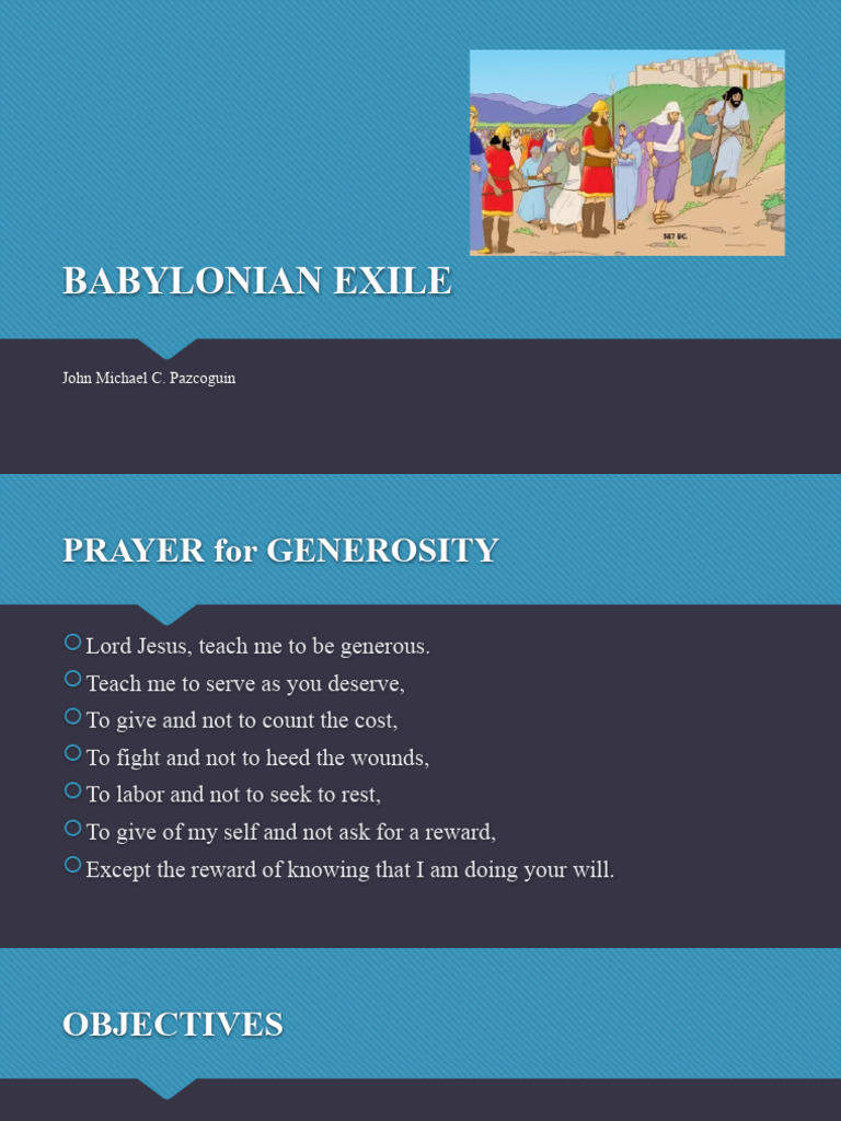 Understanding the Babylonian Exile | PDF