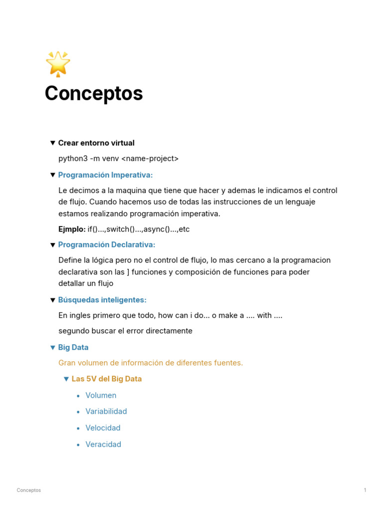 Conceptos Basicos de Programacion | PDF | Lenguaje de programación | Big Data