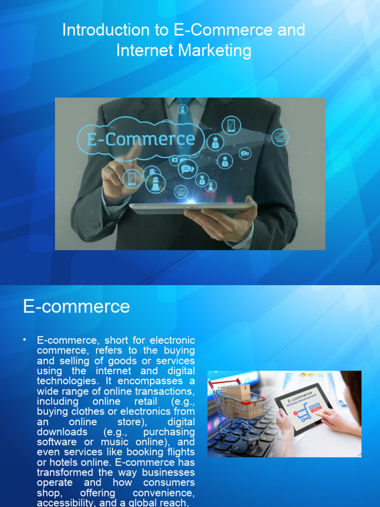 Introduction To E-Commerce and Internet Marketing | PDF | E Commerce ...