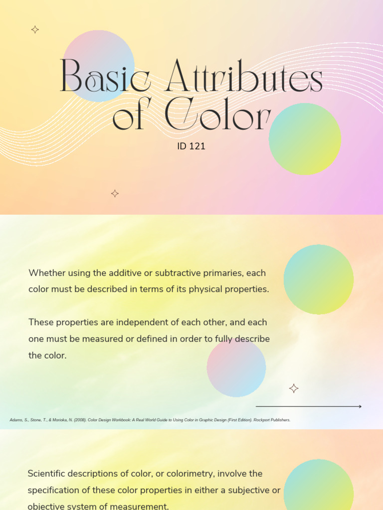 Id 121 Module 2 Lecture 1 | Download Free PDF | Color | Hue Id 121 Module 2 Lecture 1 | Download Free PDF | Color | Hue