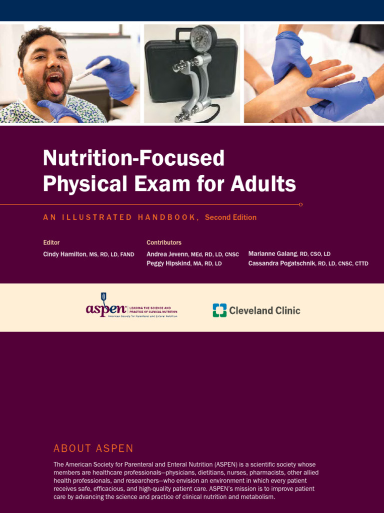 ASPEN Nutrition Focused Physical Exam For Adults 2nd Ed | PDF ...