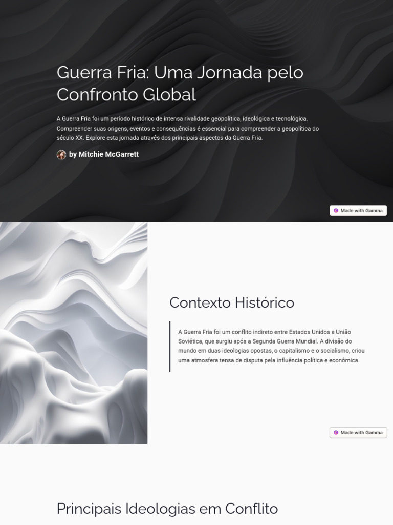 Guerra Fria Uma Jornada Pelo Confronto Global | PDF | Guerra Fria ...
