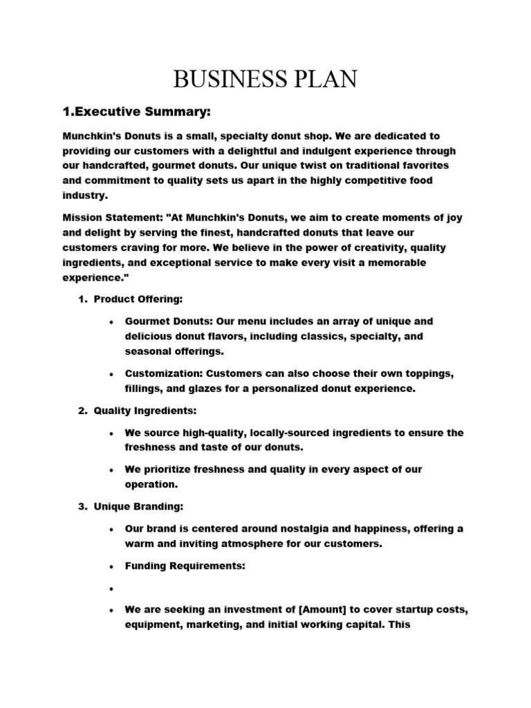 Business Plan New | PDF