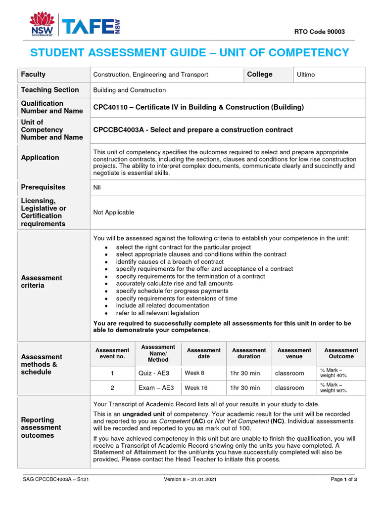 4003 - Contracts - SAG - S121 BN | PDF | Teachers