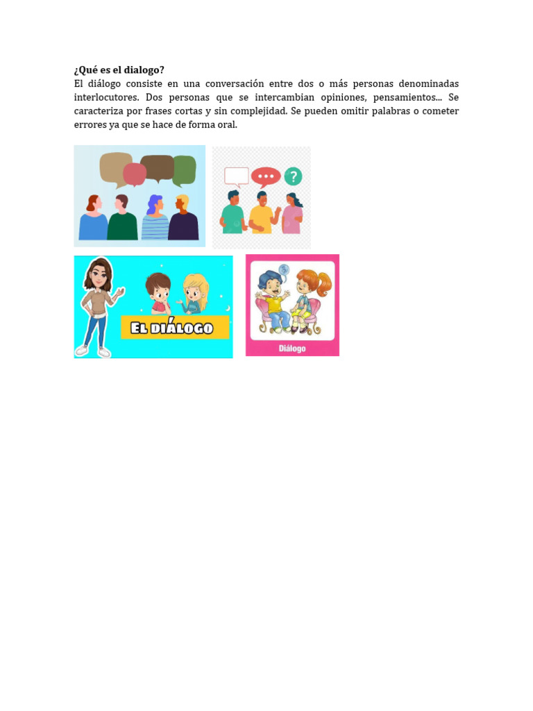 Qué Es El Dialogo | PDF