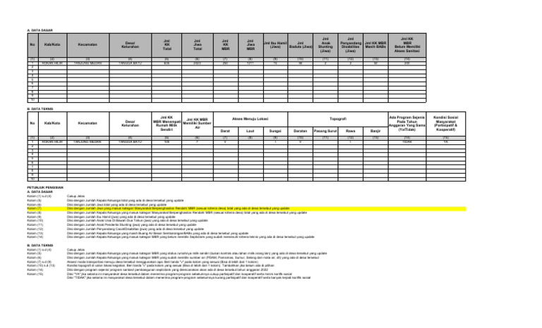 Tanjung Medan - Tangga Batu Form Pendataan Usulan Lokasi Sanimas Spald ...