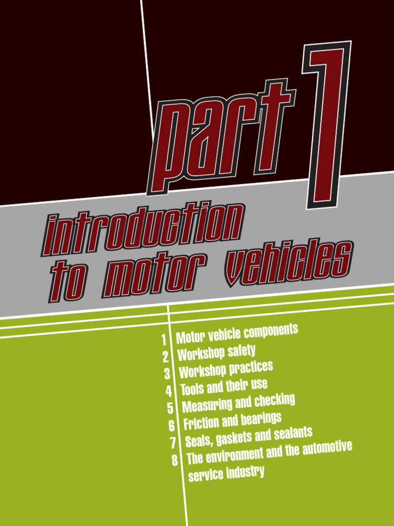 Introduction To Motor Vehicle | PDF | Axle | Manual Transmission