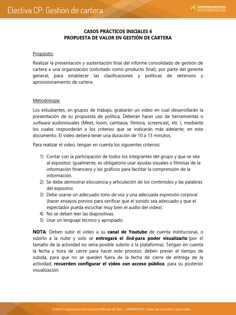 Actividad 6 - Caso Práctico | PDF | Business | Informática