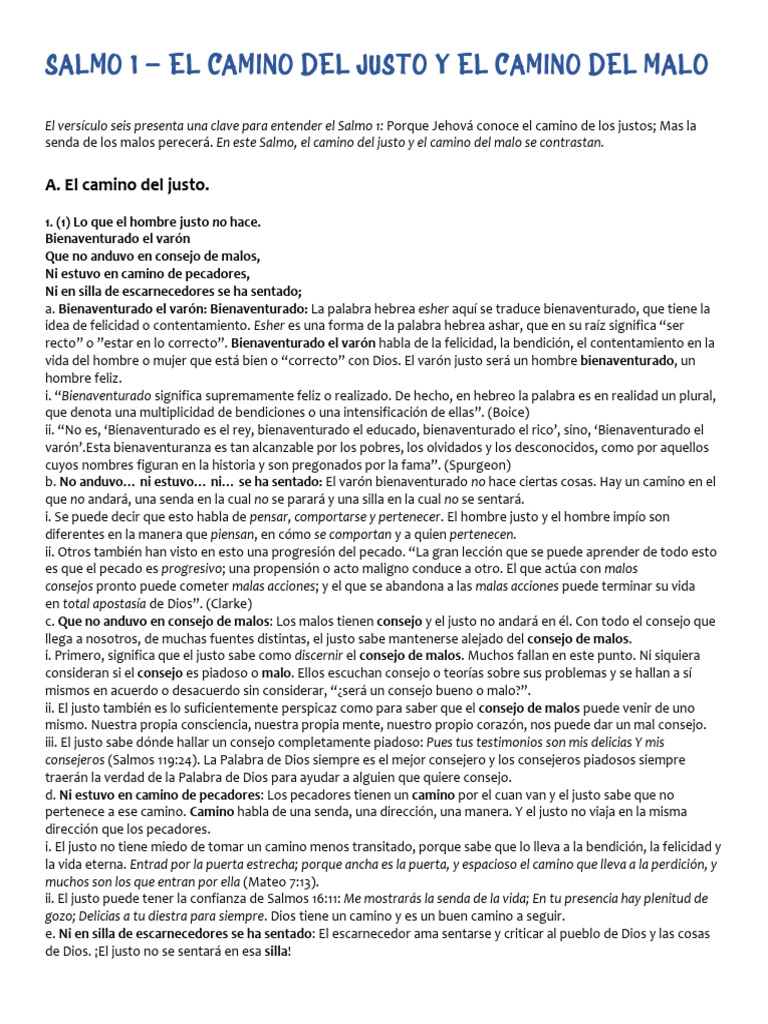 Salmo 1 | PDF