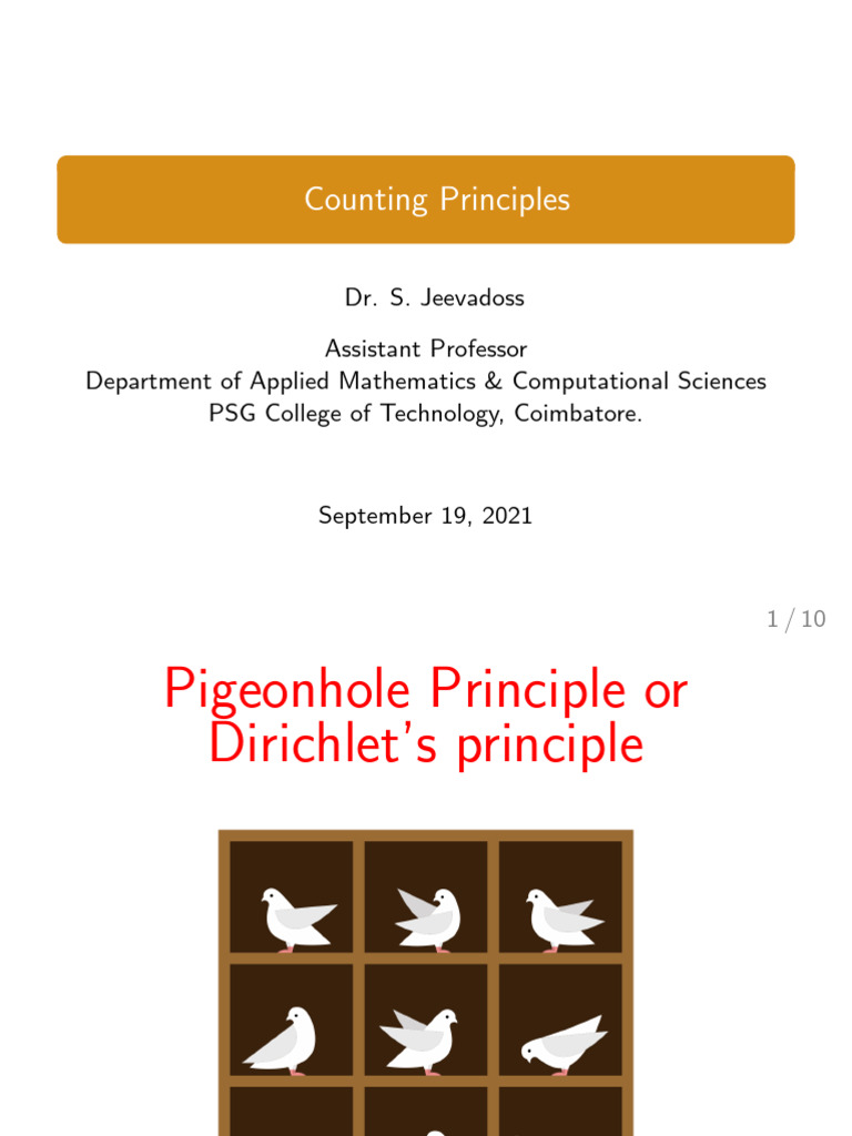 Counting Principles | PDF