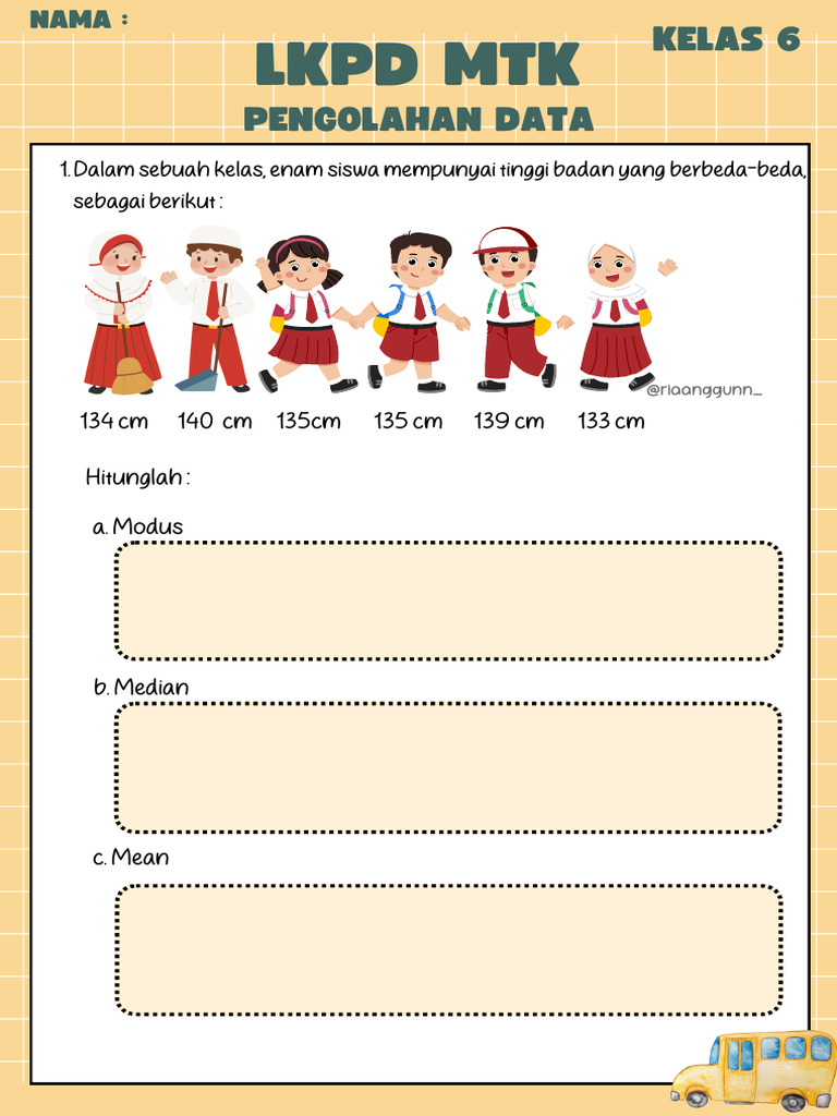 LKPD MTK Pengolahan Data | PDF