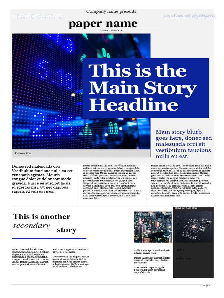 Your Newspaper Name 03 | PDF