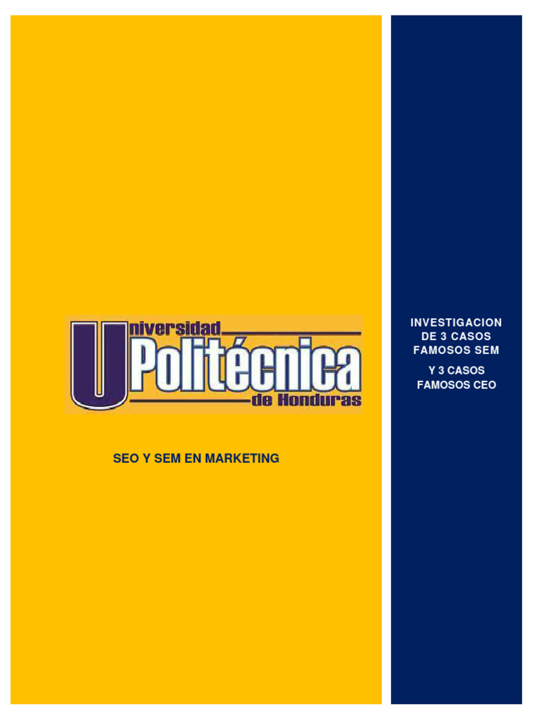 SEO y SEM: Estrategias Clave en Marketing | PDF | Marketing de motores ...