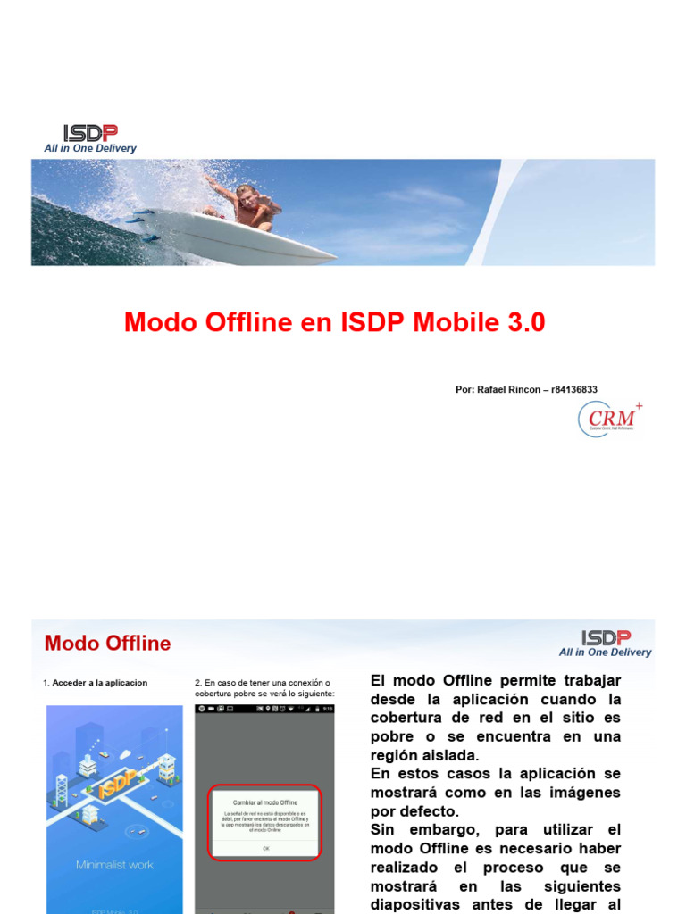 Instructivo Modo Offline ISDPv3.0 | Descargar gratis PDF | Informática | Software