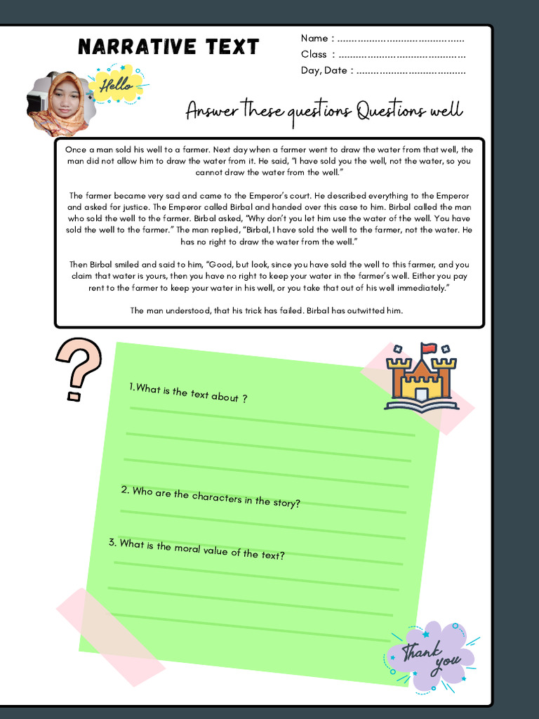 LKPD Narrative Text | PDF