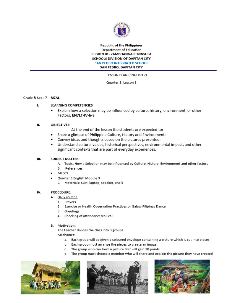 English7 q3 m3 | PDF | Behavioural Sciences | Cognition