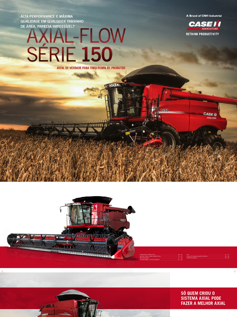 CIH Folheto Tecnico AxialFlowSerie150 | PDF