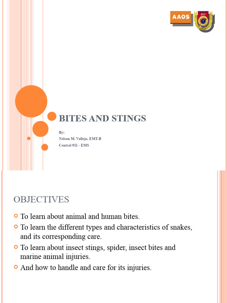 Bites and Stings | Download Free PDF | Rabies | Snake