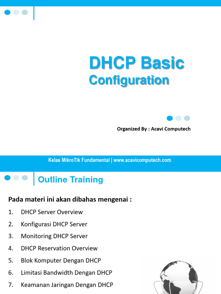 Lesson 4 - MikroTik Basic DHCP | PDF | Komputer