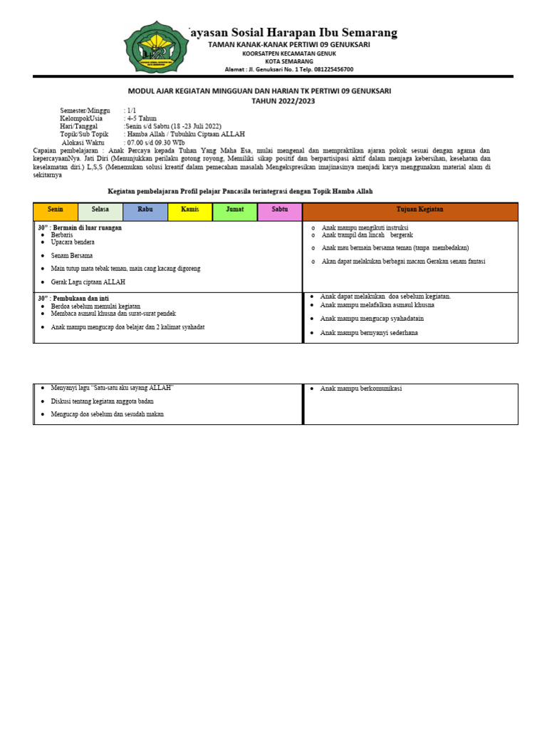 Modul Ajar Kumer | PDF