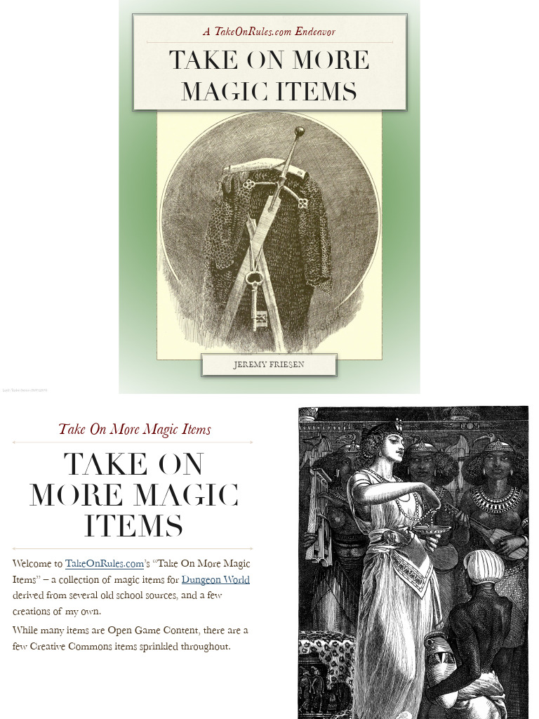Take On More Magic Items | PDF