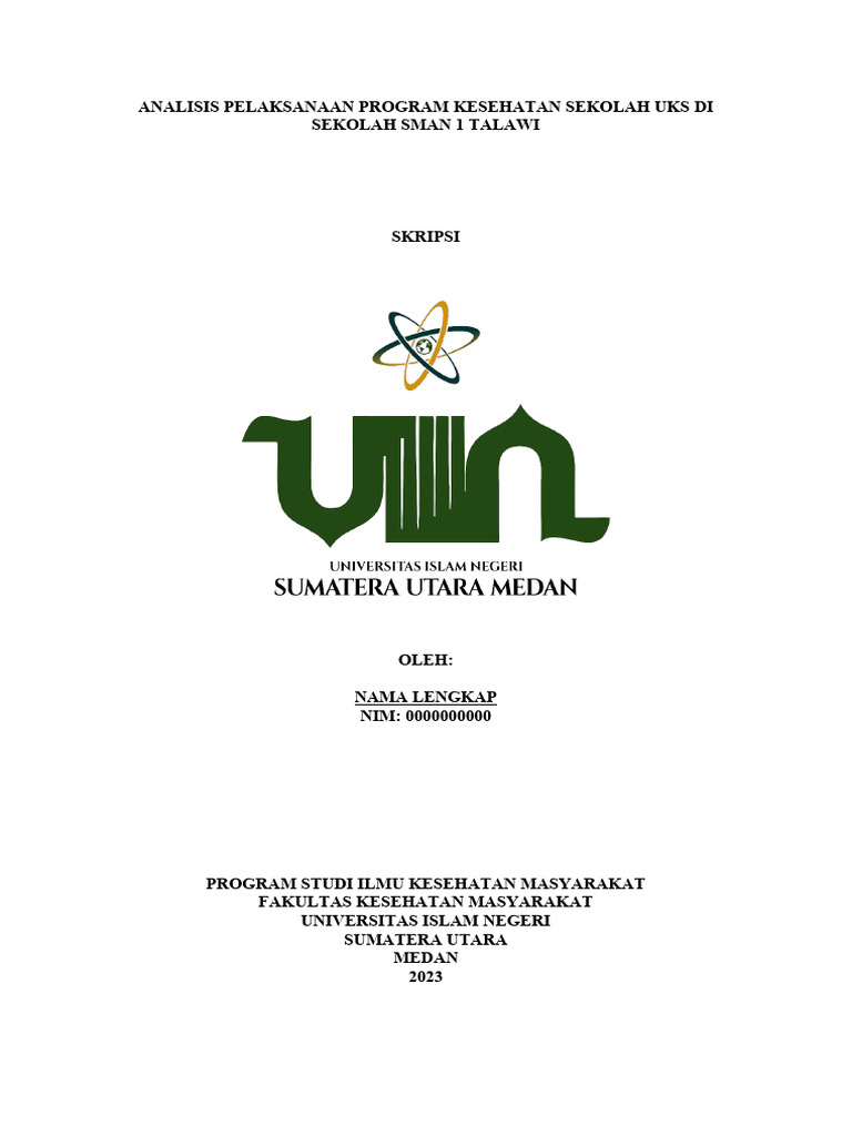 Cover Skripsi Uinsu 2023 | PDF