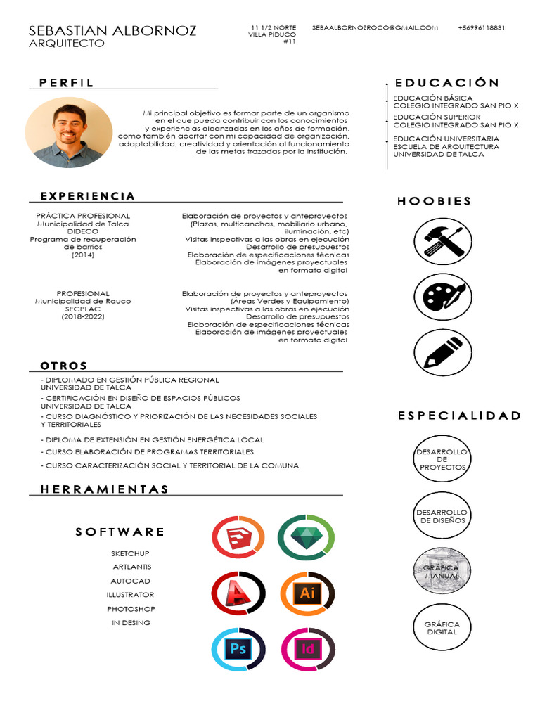 CV SEBASTIÁN ALBORNOZ | PDF