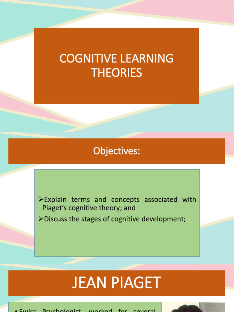 Cognitive Learning Theories | PDF | Science & Mathematics
