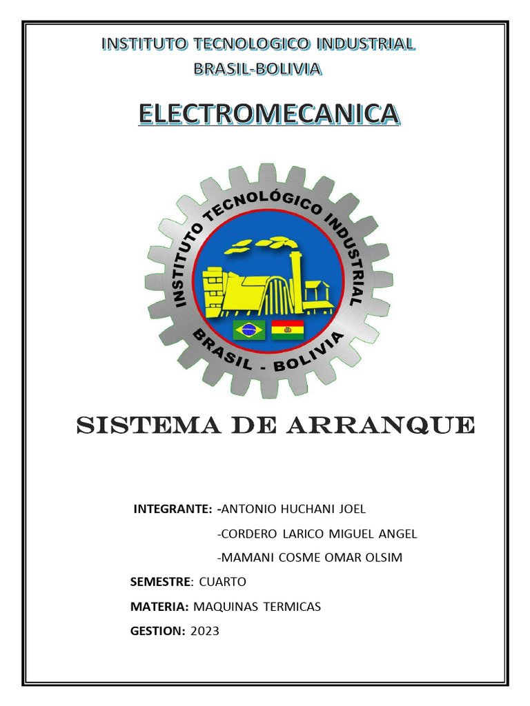 Sistema de Arranque | PDF | Motores | Engranaje