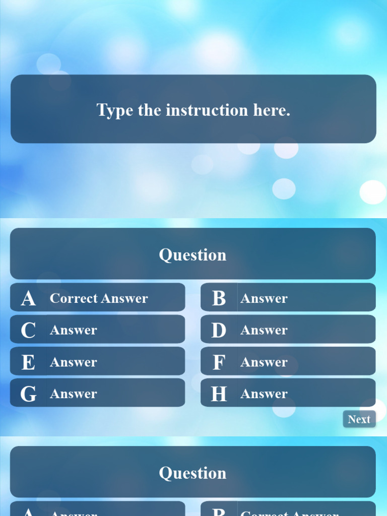 Gamification 5 - Multiple Choice (More Options) | PDF
