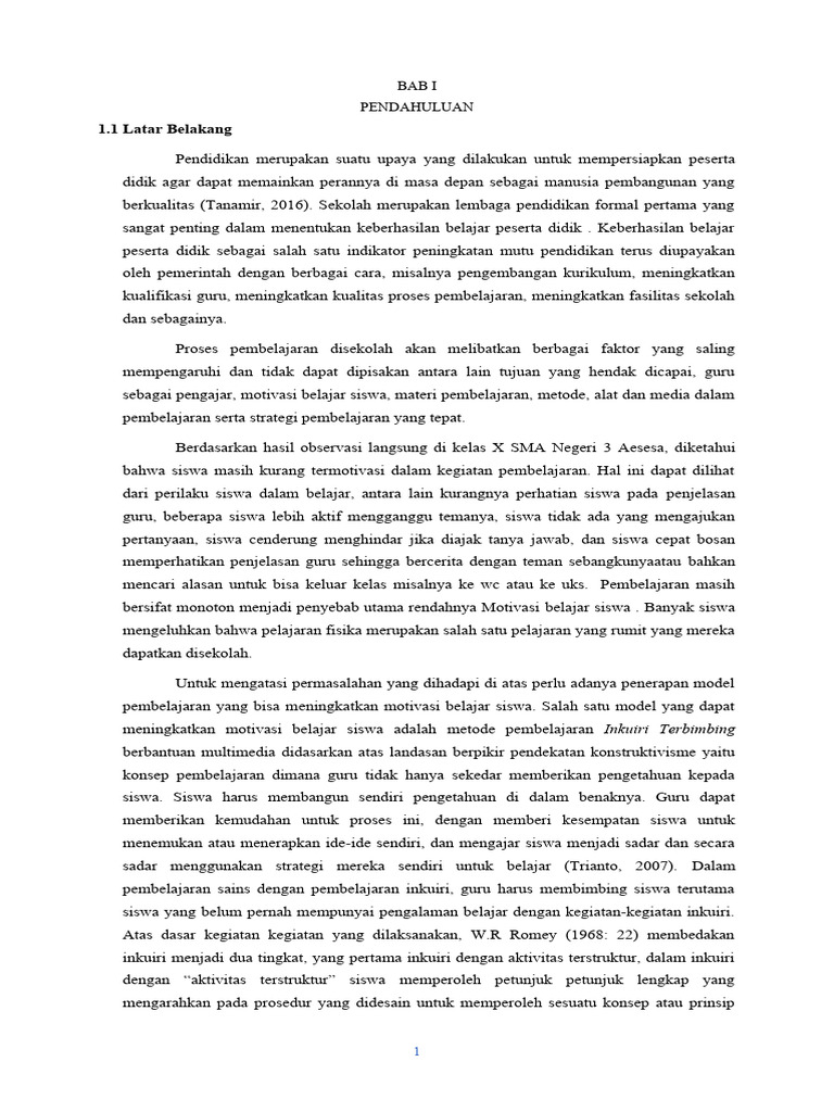 Penelitian Tindakan Kelas Erme | PDF