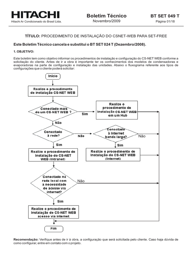 Instalação CSNET-WEB: Guia Técnico | PDF | Rede de computadores ...