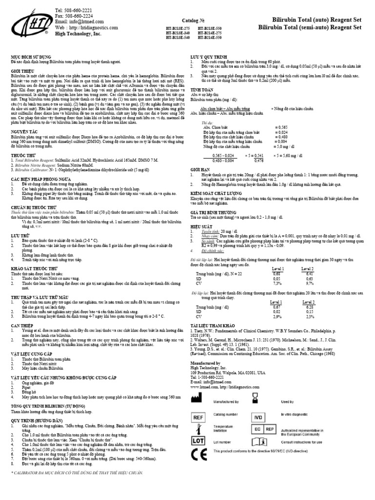 Bilirubin Total (Auto) - (PDF - Io) - TV | PDF