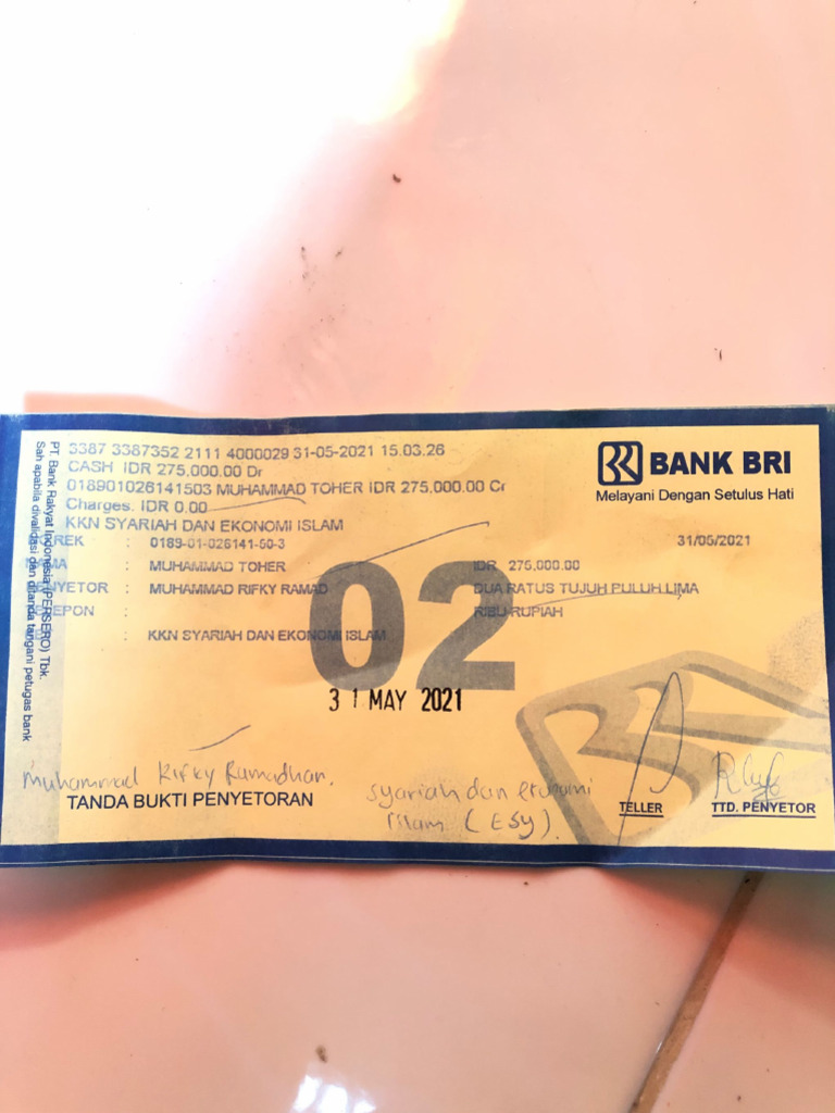 Bukti Transfer KKN Muhammad Rifky Ramadhan | PDF