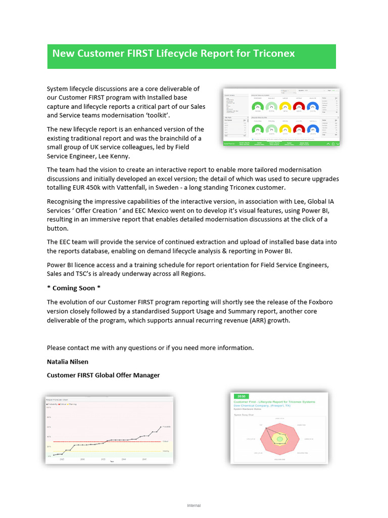 Lifecycle Report Triconex - November 2023 FINAL | PDF | Business ...