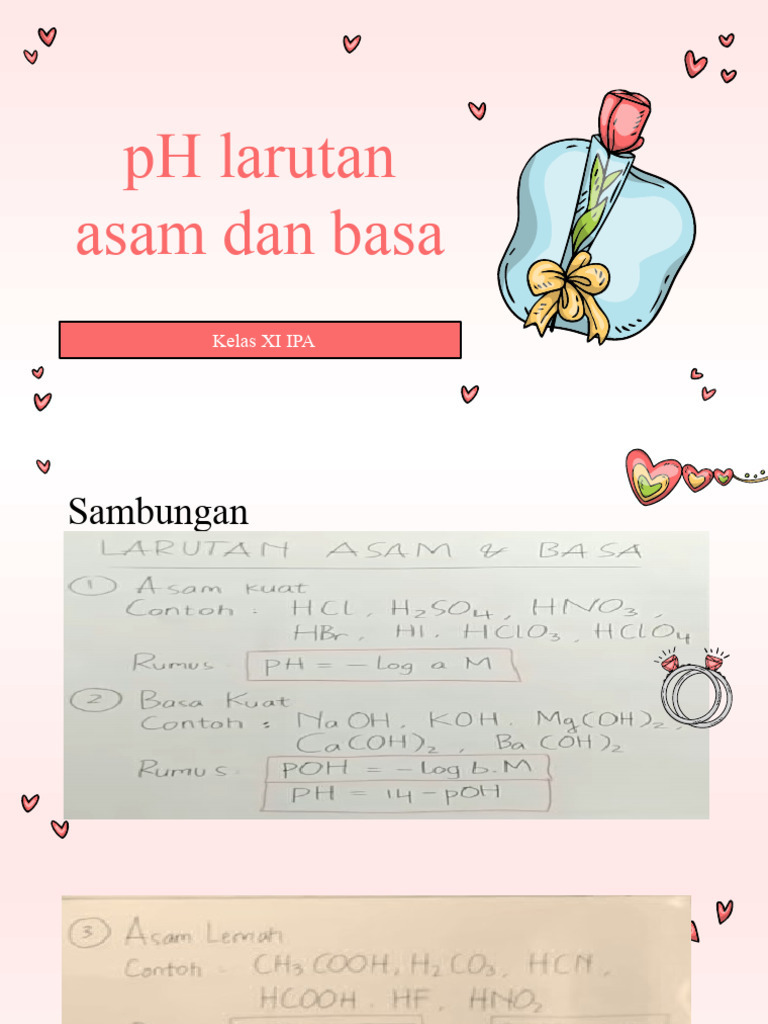 PH Larutan Asam Basa | PDF