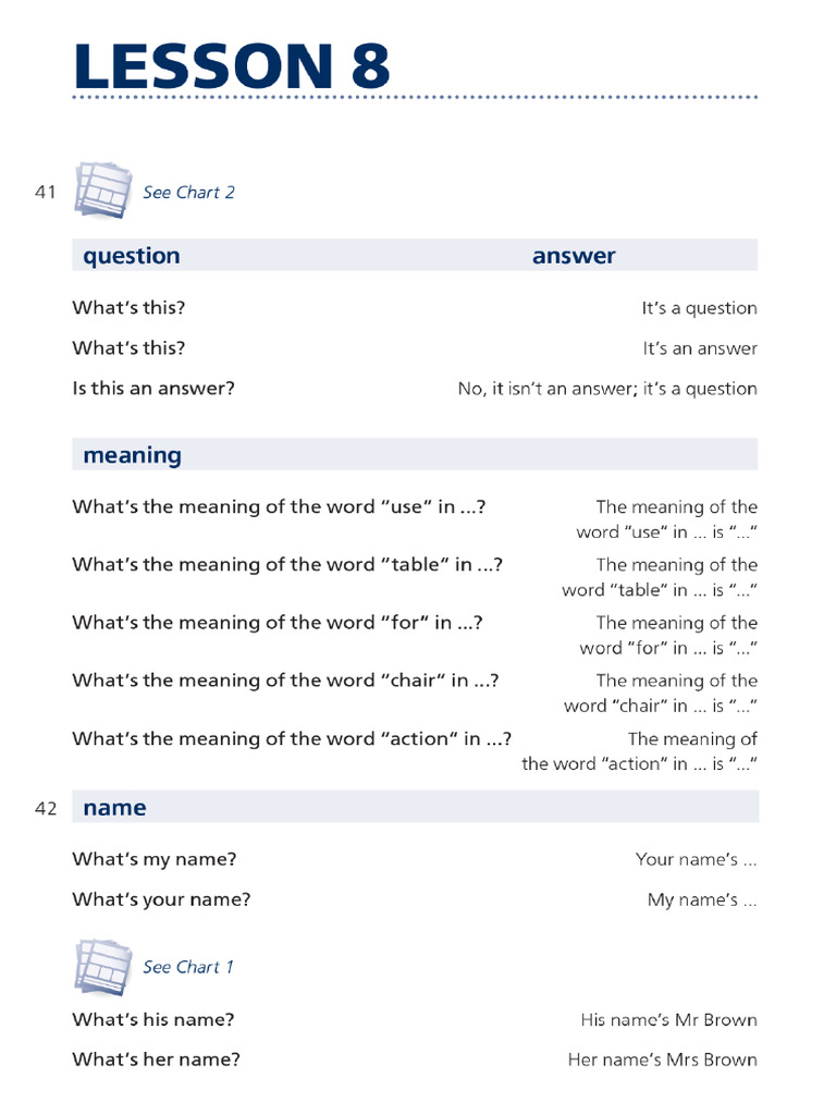 Lesson 8 - Conversation | PDF