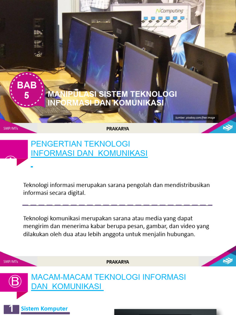 Macam-Macam Teknologi Informasi dan Komunikasi | PDF