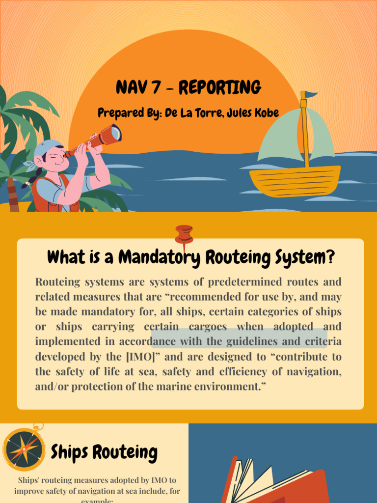 Nav 7 Report | PDF | Traffic | Ships
