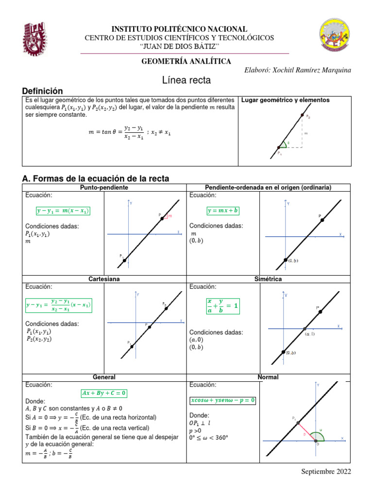 2022 T3 Línea Recta | PDF