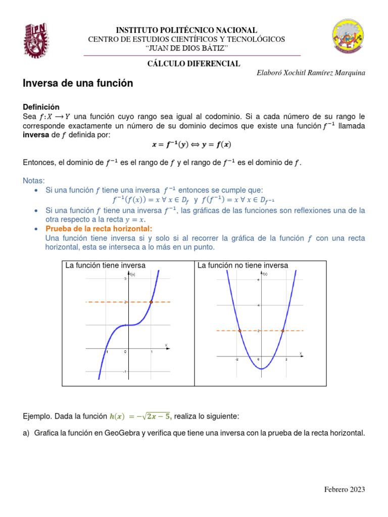 2023 Funciones Parte 3 | PDF | Función (Matemáticas) | Lógica matemática
