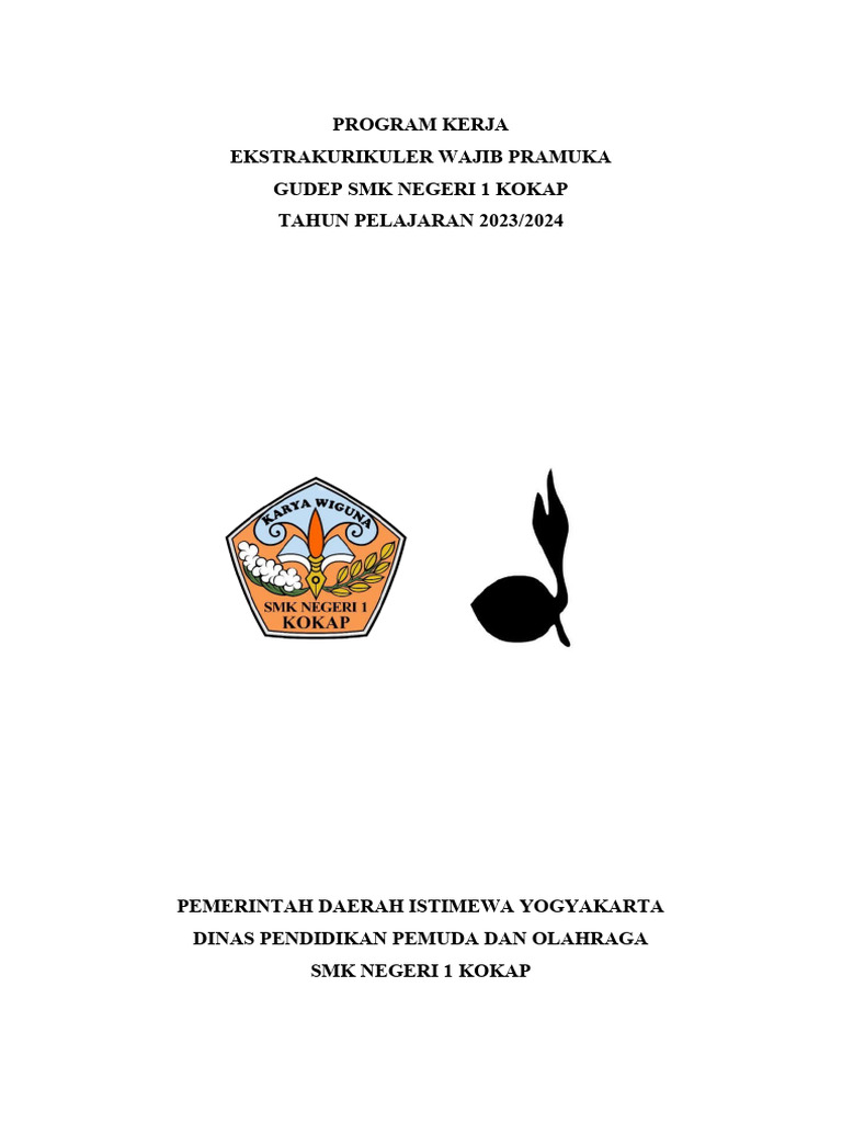 Program Kerja Pramuka 2023.2024 | PDF | Bisnis | Seni