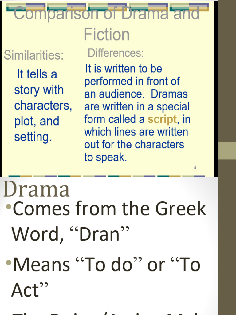 Understanding Drama Elements and Types | PDF | Tragedy | Comedy
