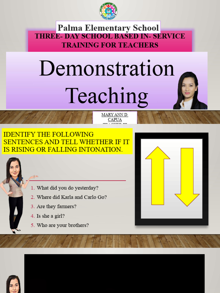Demonstration Teaching Grade 5 (Inset) | PDF | Narration | Linguistics