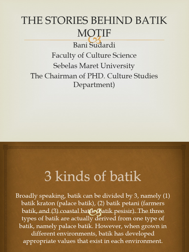 Presentasi Hiski 2024 Batik | PDF | Java | Indonesia