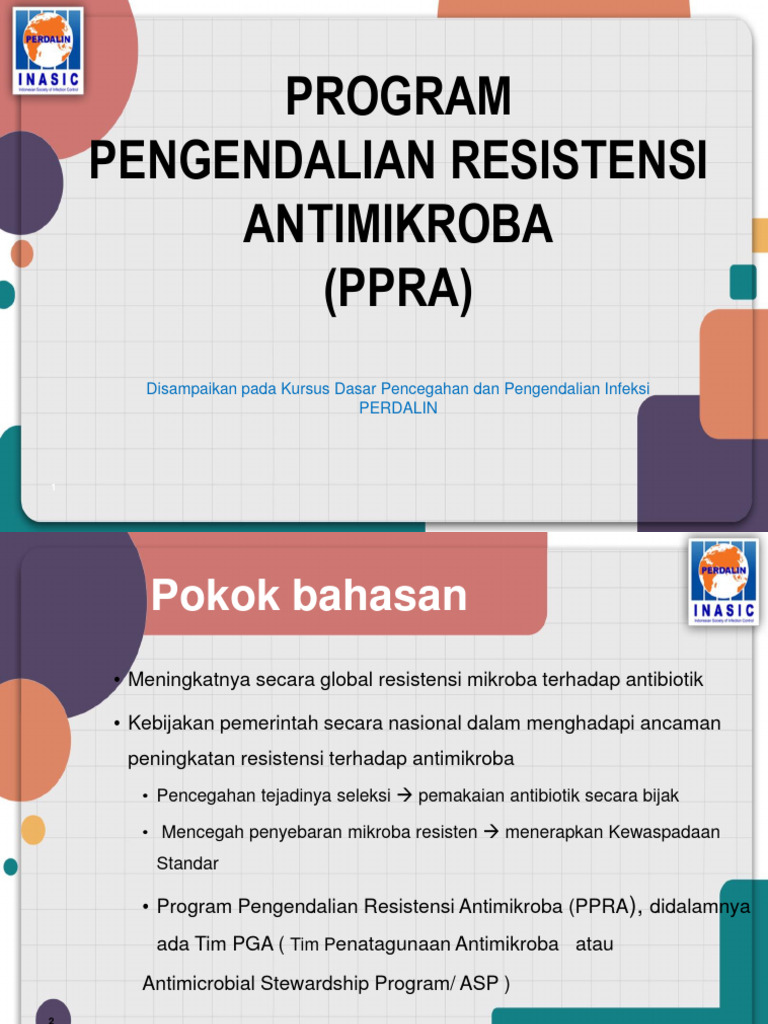 Program Pengendalian Resistensi Antimikroba (Ppra) - KD14 - DJ | PDF