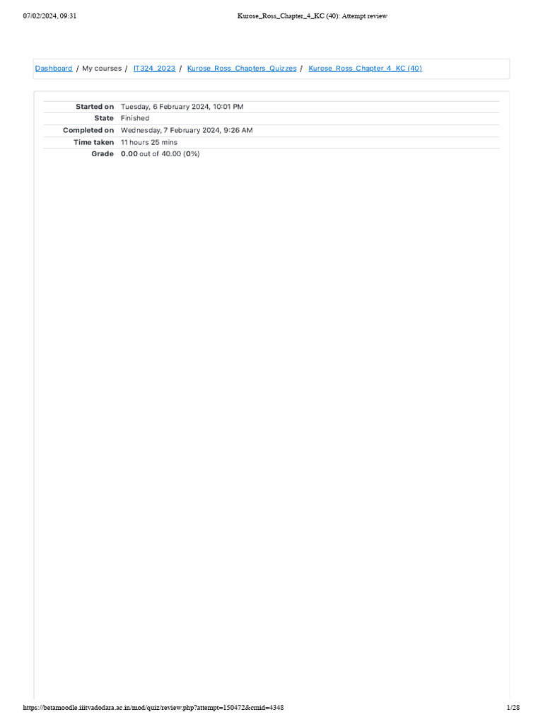 Kurose Ross Chapter 4 Kc 40 Attempt Review Pdf