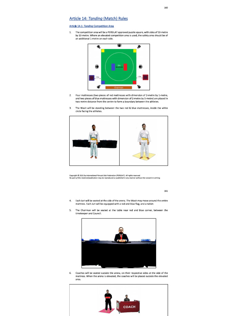 Carta Silat Tanding Persilat | PDF